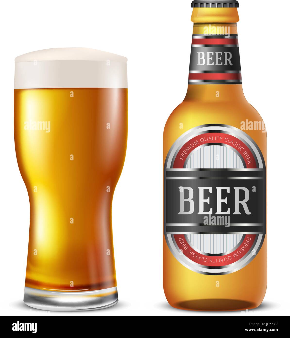 Beer bottles Stock Vector Images - Alamy