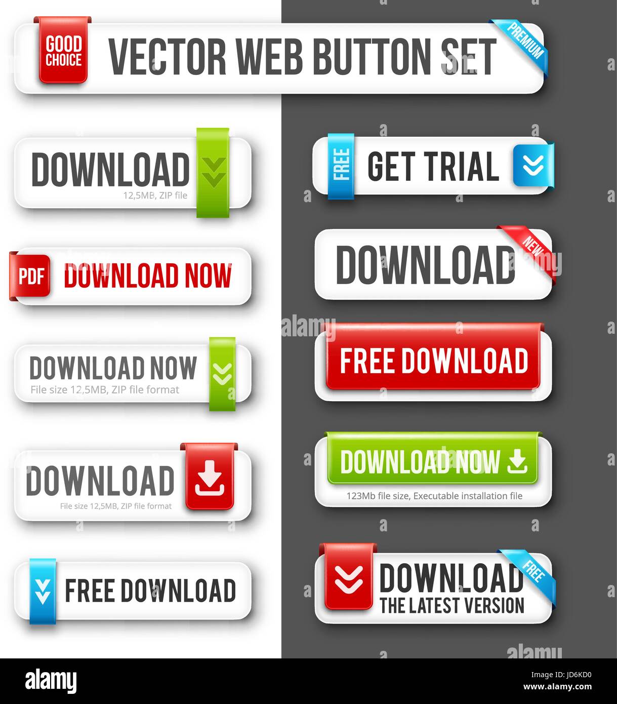 White tag buttons Stock Vector Images - Alamy