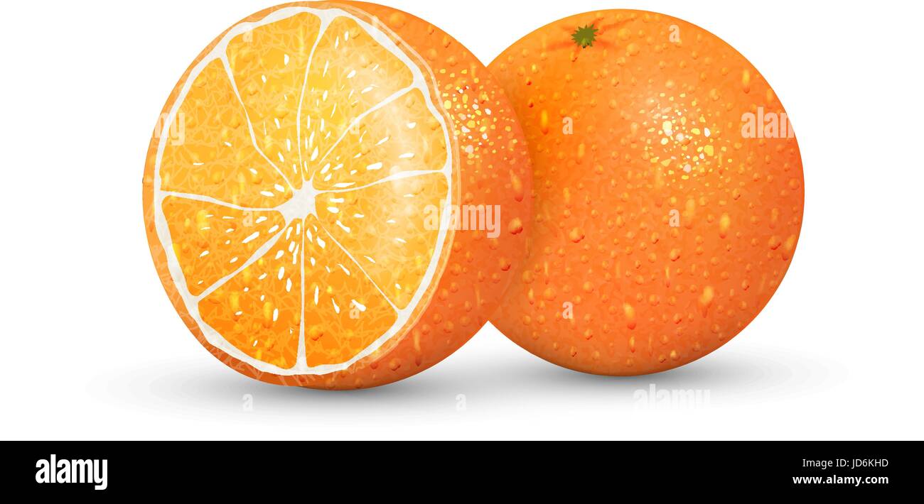 Oranges fruit Stock Vector Images - Alamy