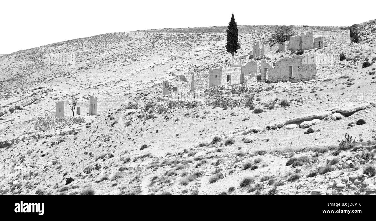 in the mountain of eden jordan the view from the antique castle Stock ...