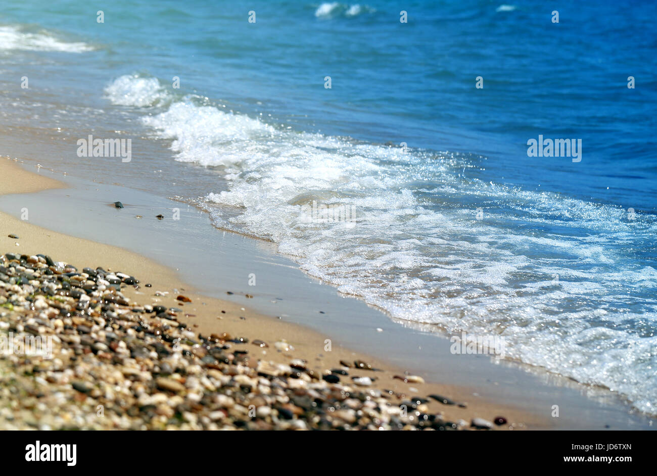 Photo background beautiful blue sea wave. Example for design Stock ...
