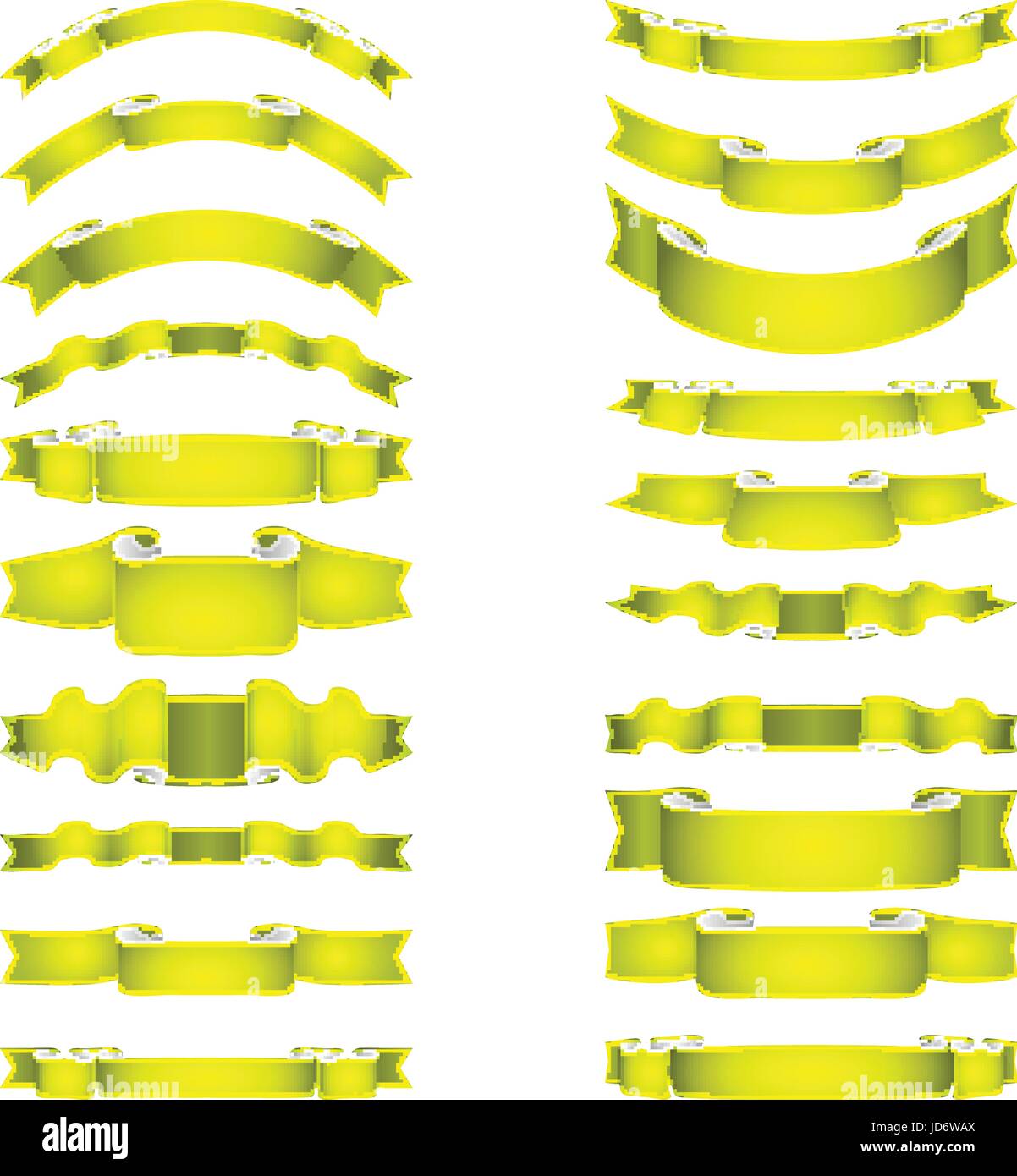 vector ribbons set Stock Vector Image & Art - Alamy