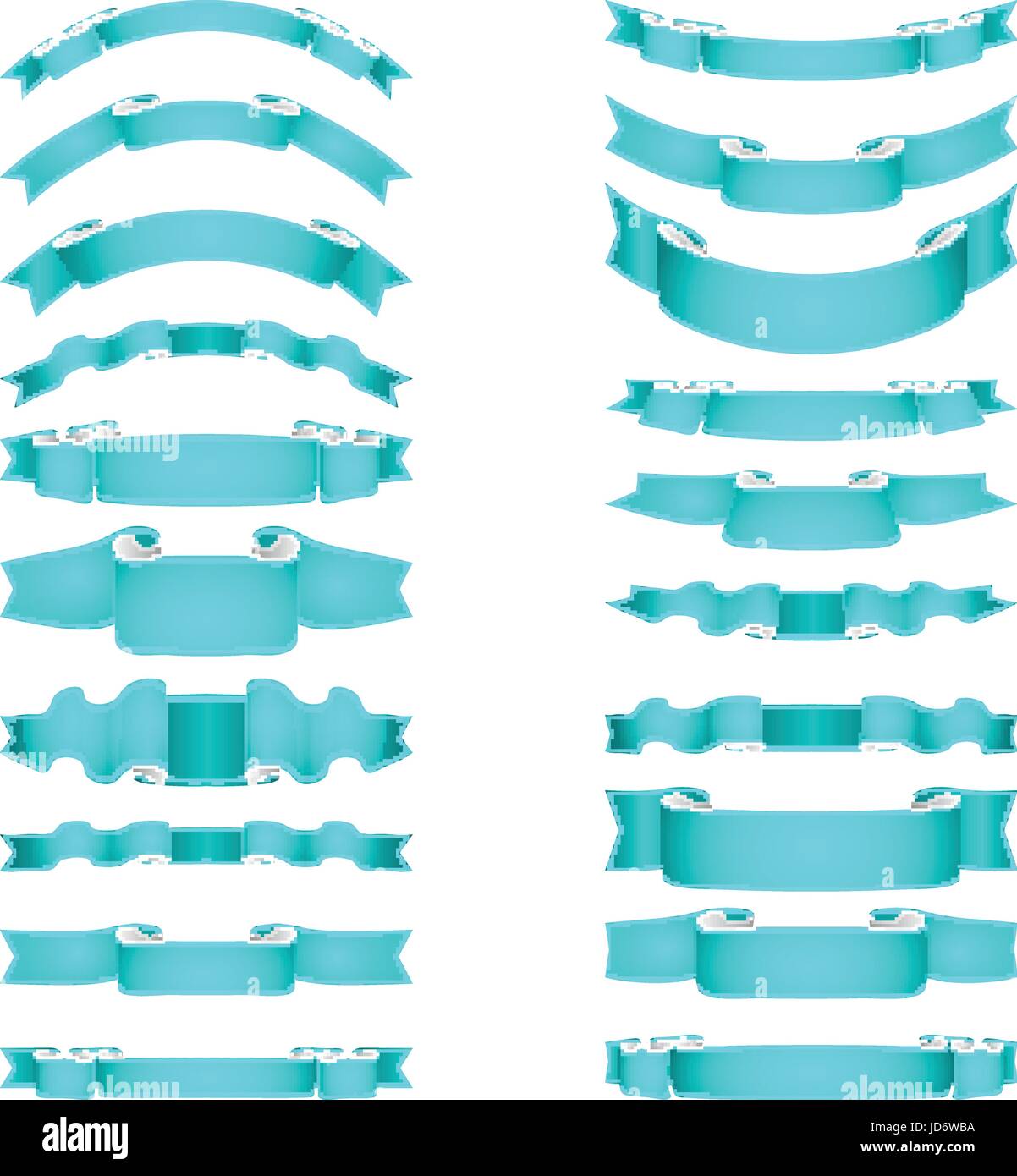 vector ribbons set Stock Vector Image & Art - Alamy