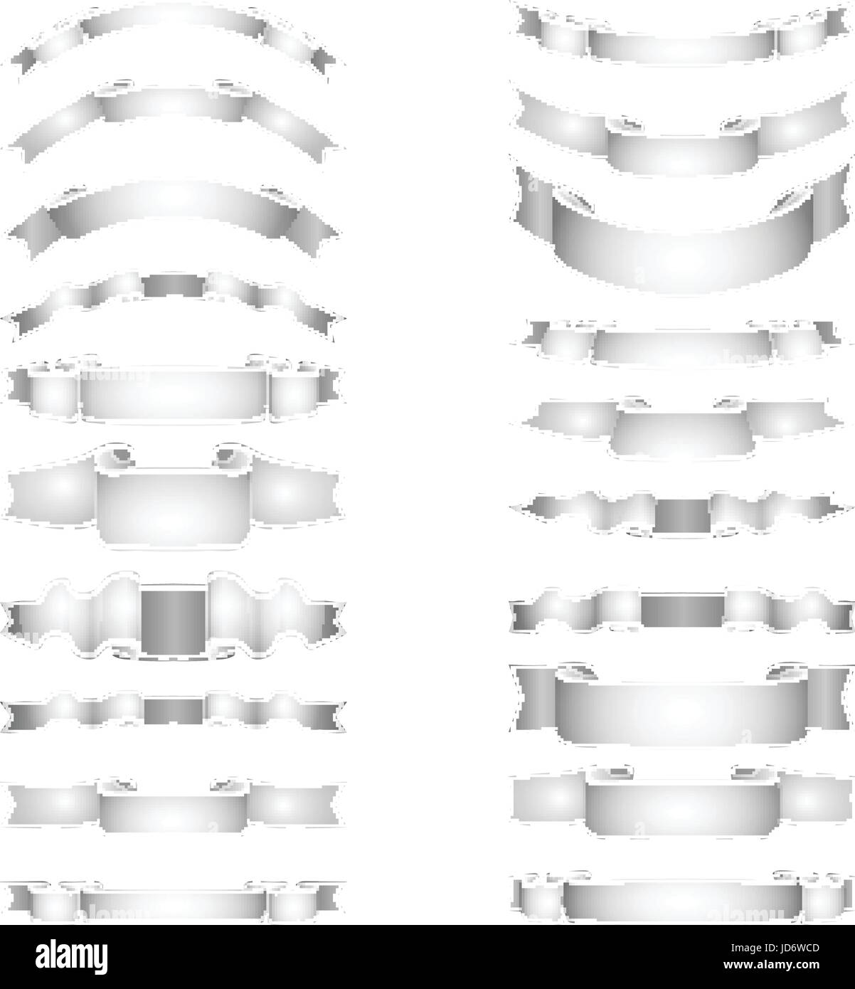 vector ribbons set Stock Vector Image & Art - Alamy