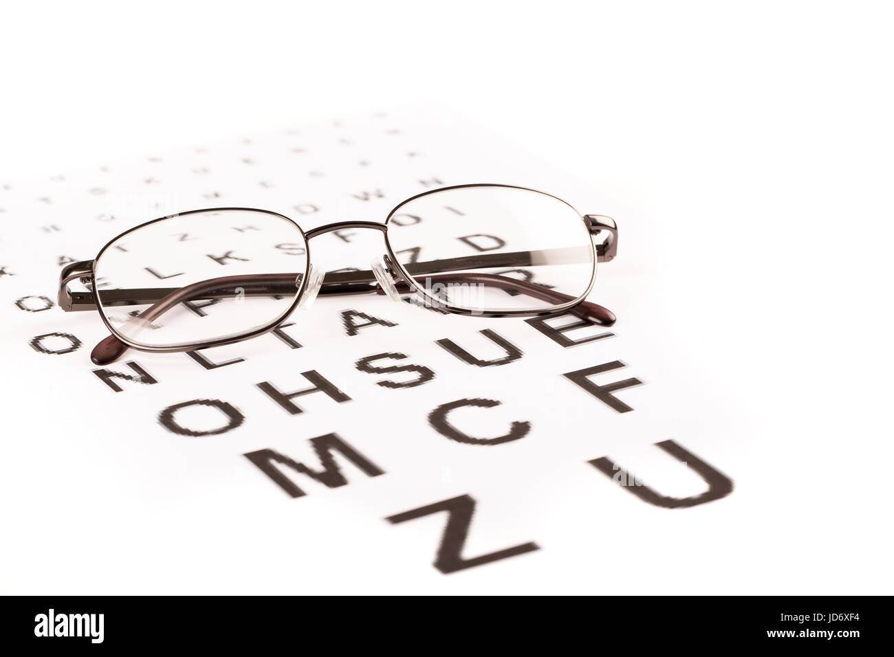 Sight test for glasses, vision testing, ophthalmologist Stock Photo - Alamy