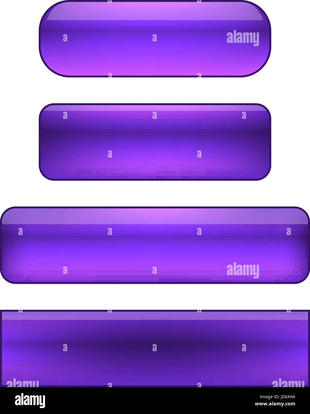 vector isolated blank web buttons set - violet Stock Vector Image & Art ...