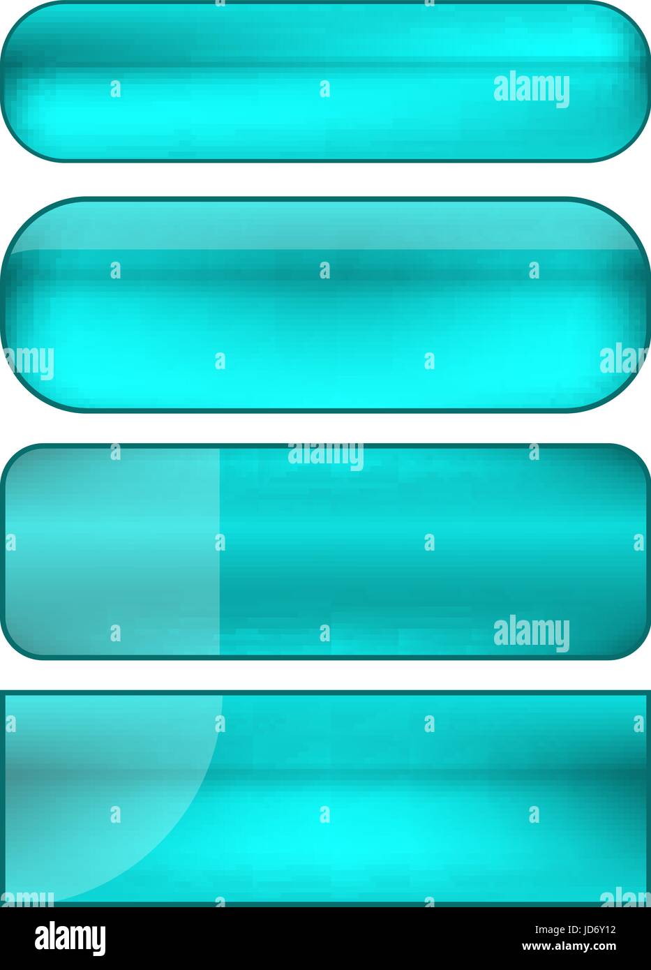 vector web buttons set - blue Stock Vector Image & Art - Alamy