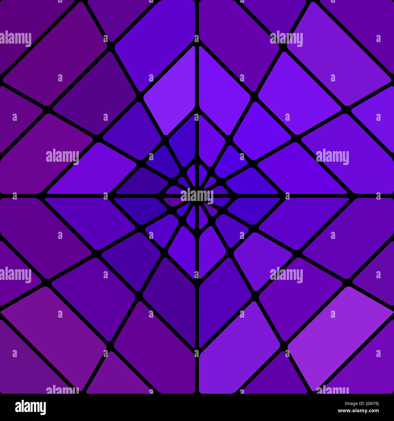 abstract vector stained-glass mosaic background - purple and violet ...