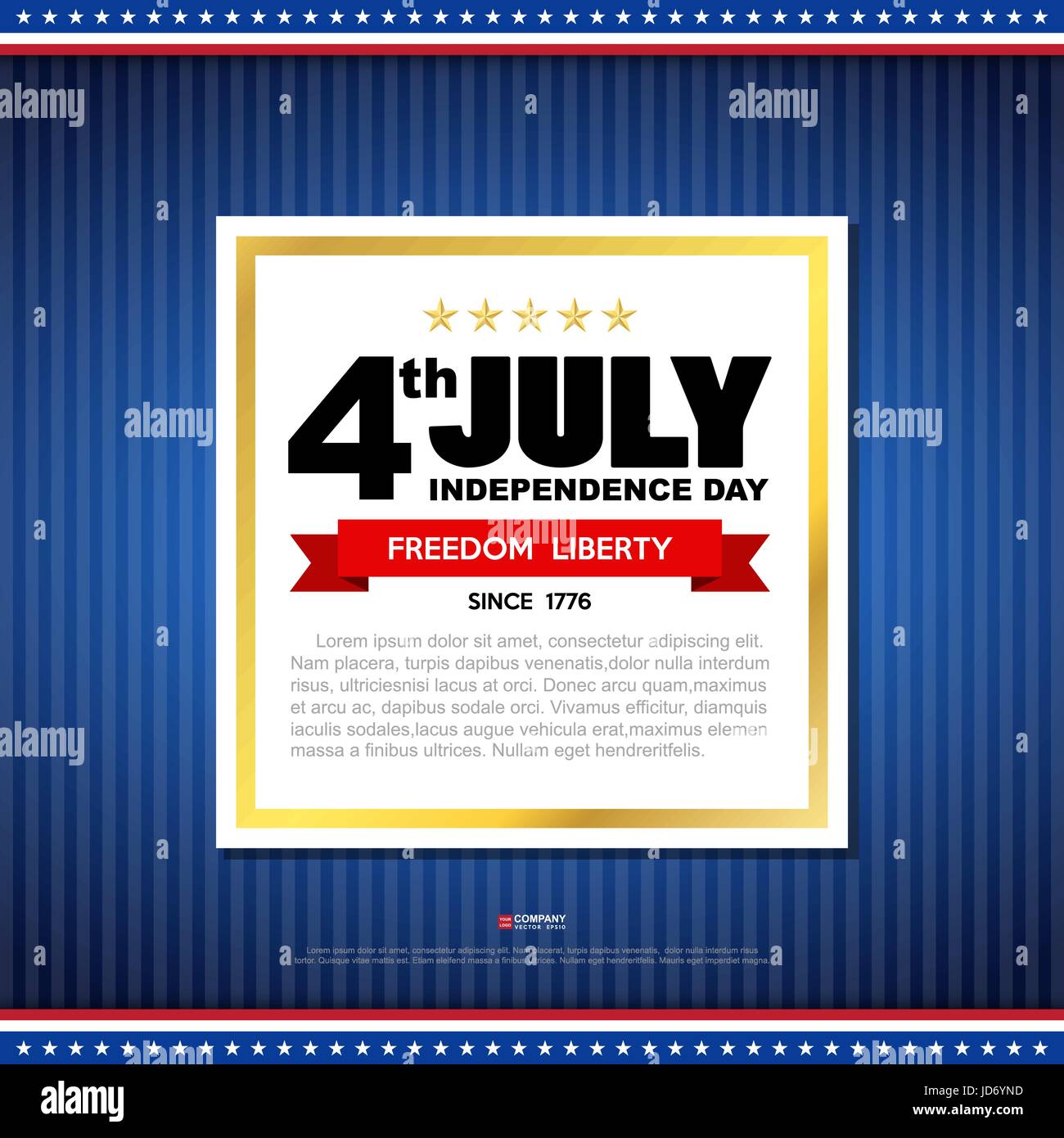 Independence day vector vectors hi-res stock photography and images - Alamy
