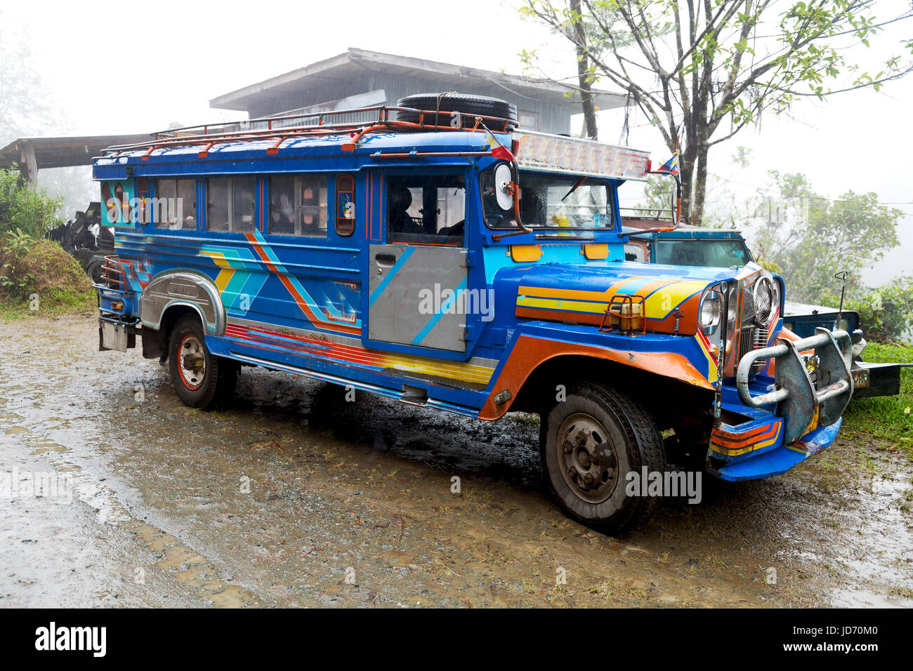 in asia philipphines the typical bus for tourist transportation Stock ...