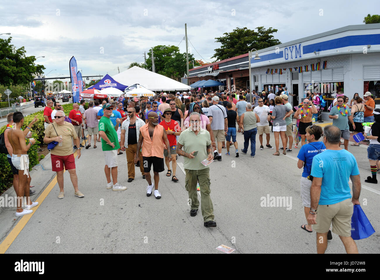 Wilton Manors, Florida, USA. 17th June 2017. Wilton Manors Stonewall ...
