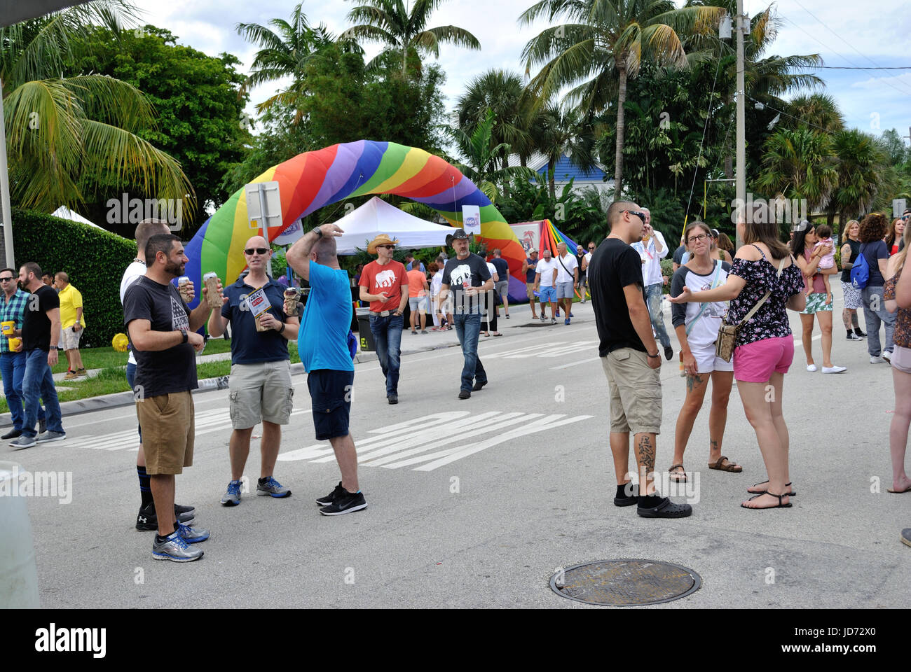 Wilton Manors, Florida, USA. 17th June 2017. Wilton Manors Stonewall ...