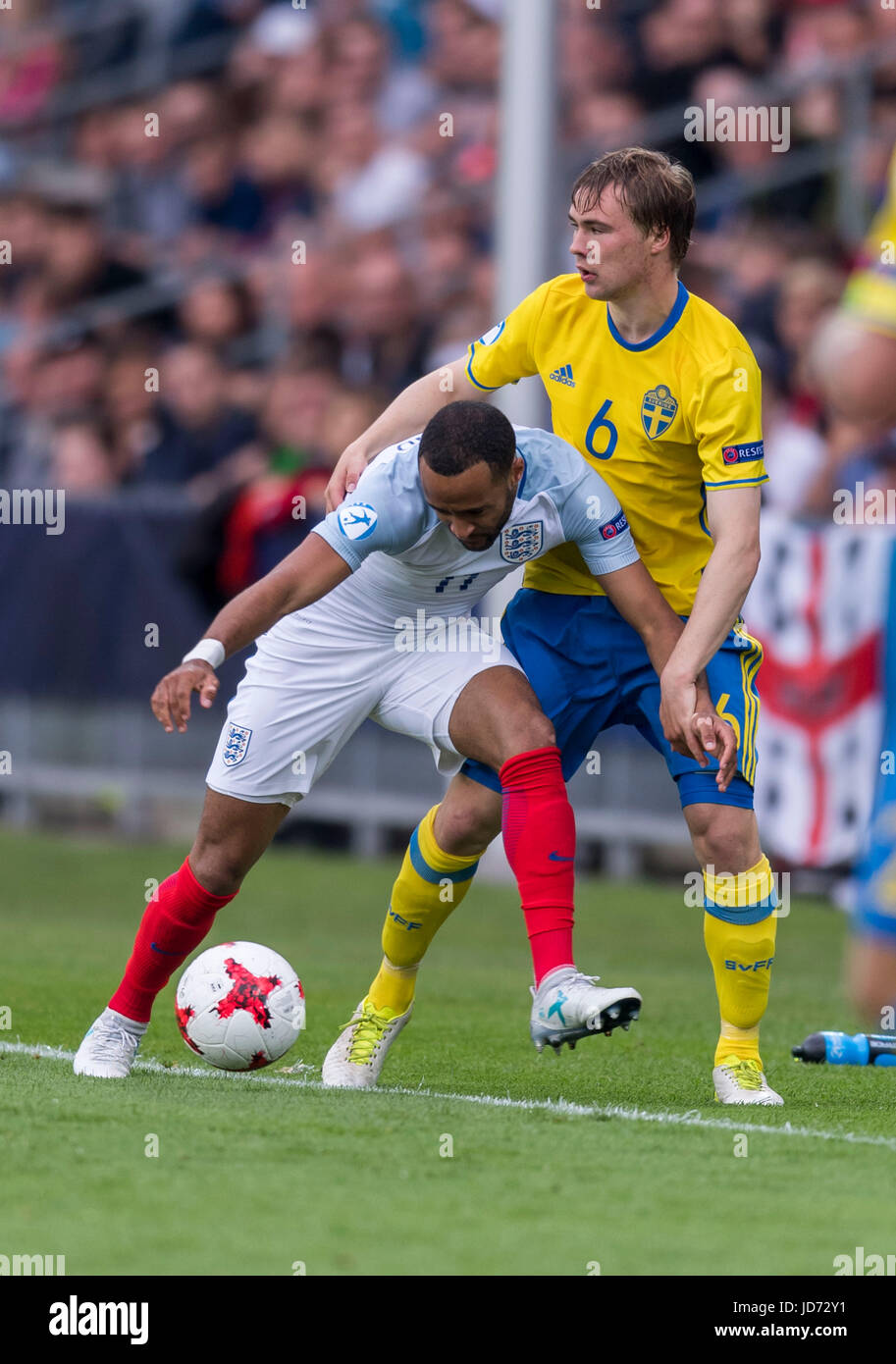 Nathan Redmond (ENG), Simon Tibbling (SWE), JUNE 16, 2017 - Football ...