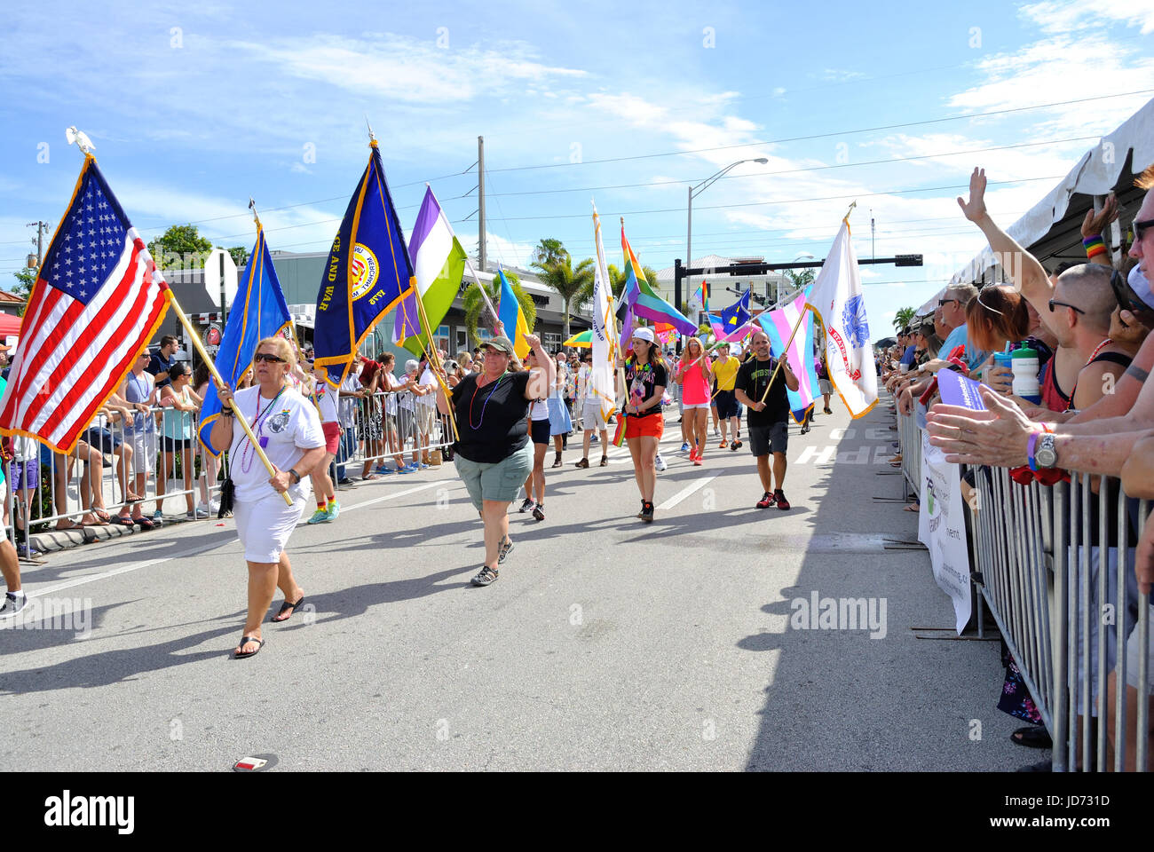 Wilton Manors, Florida, USA. 17th June 2017. Wilton Manors Stonewall ...