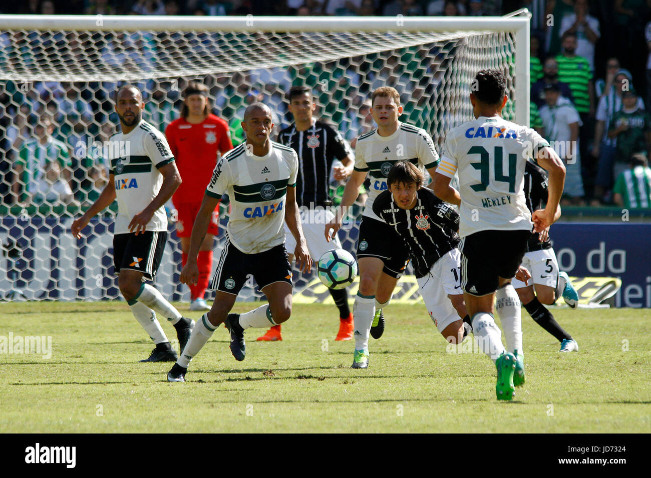 Curitiba, Brazil. 18th June, 2017. Coritiba x Corinthians, game valid ...