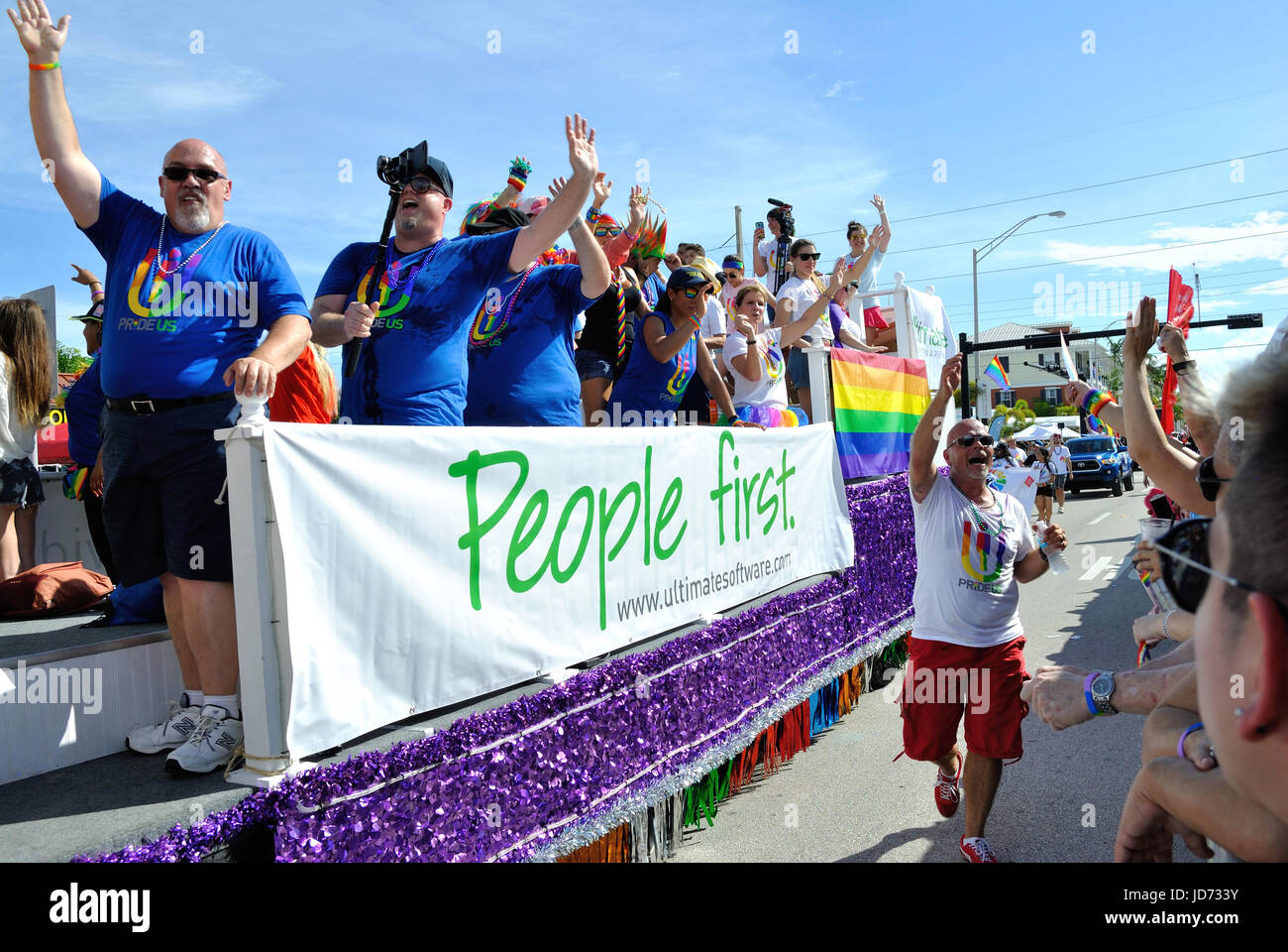 Wilton Manors, Florida, USA. 17th June 2017. Wilton Manors Stonewall ...