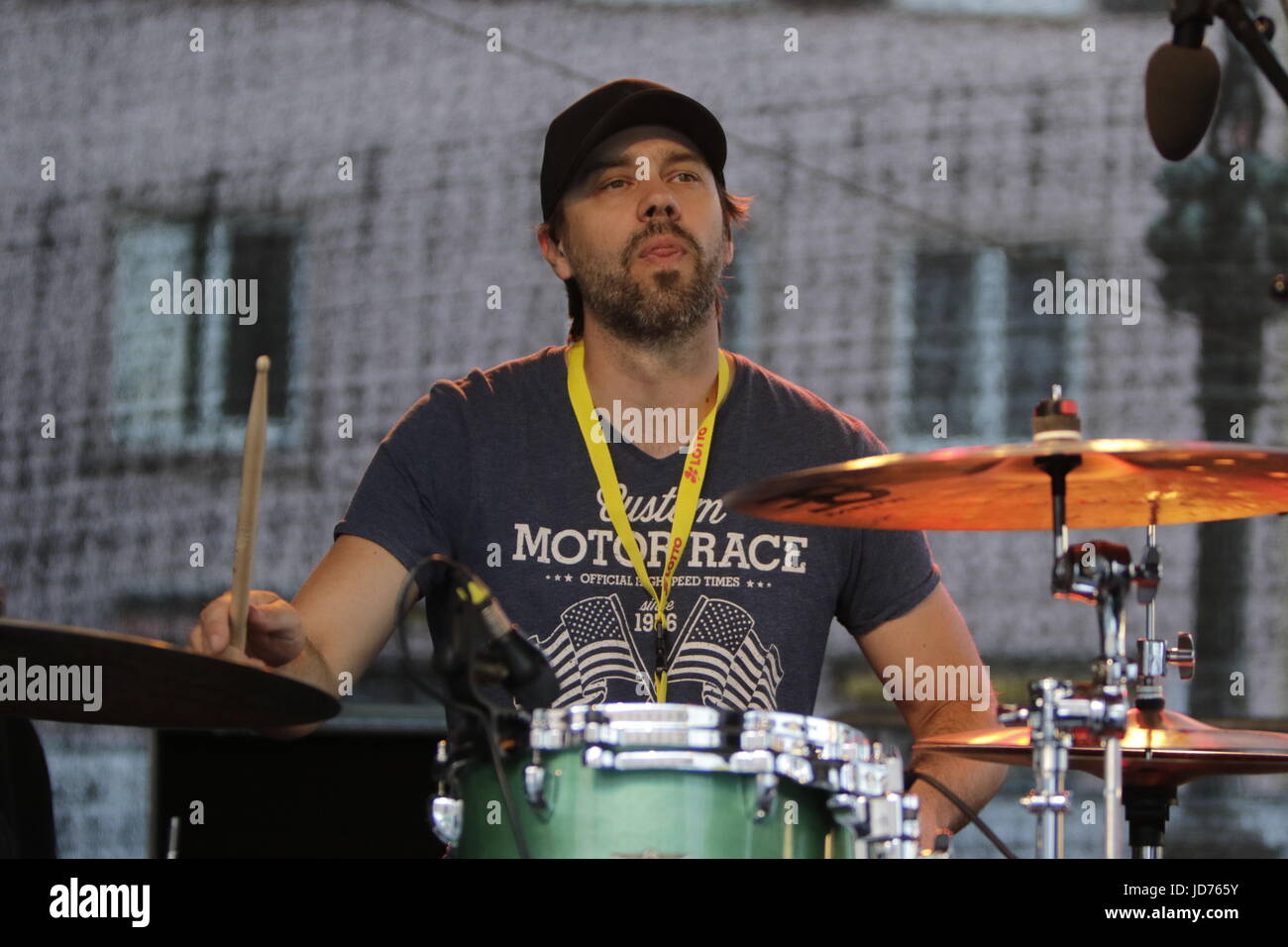 Worms, Germany. 18th June 2017. Tommy Fischer from the Miller Anderson ...