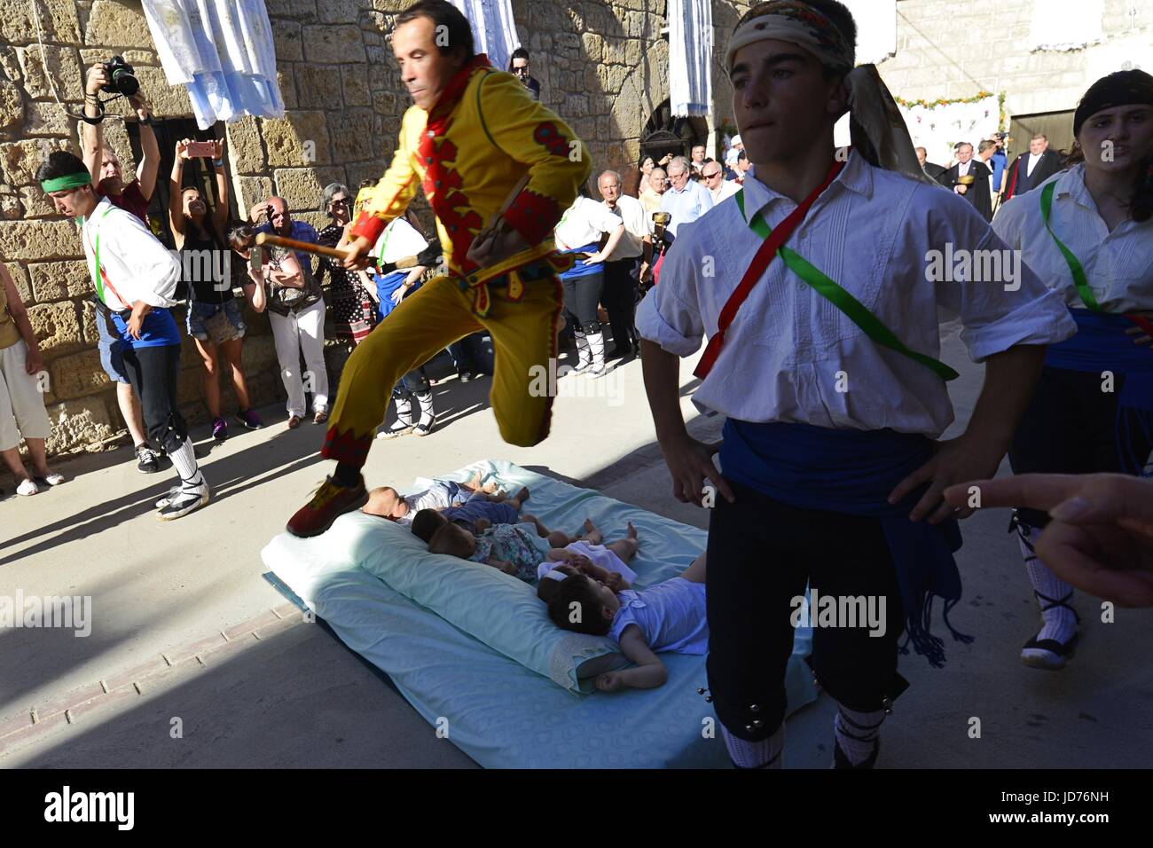 Baby jumping festival hi-res stock photography and images - Alamy