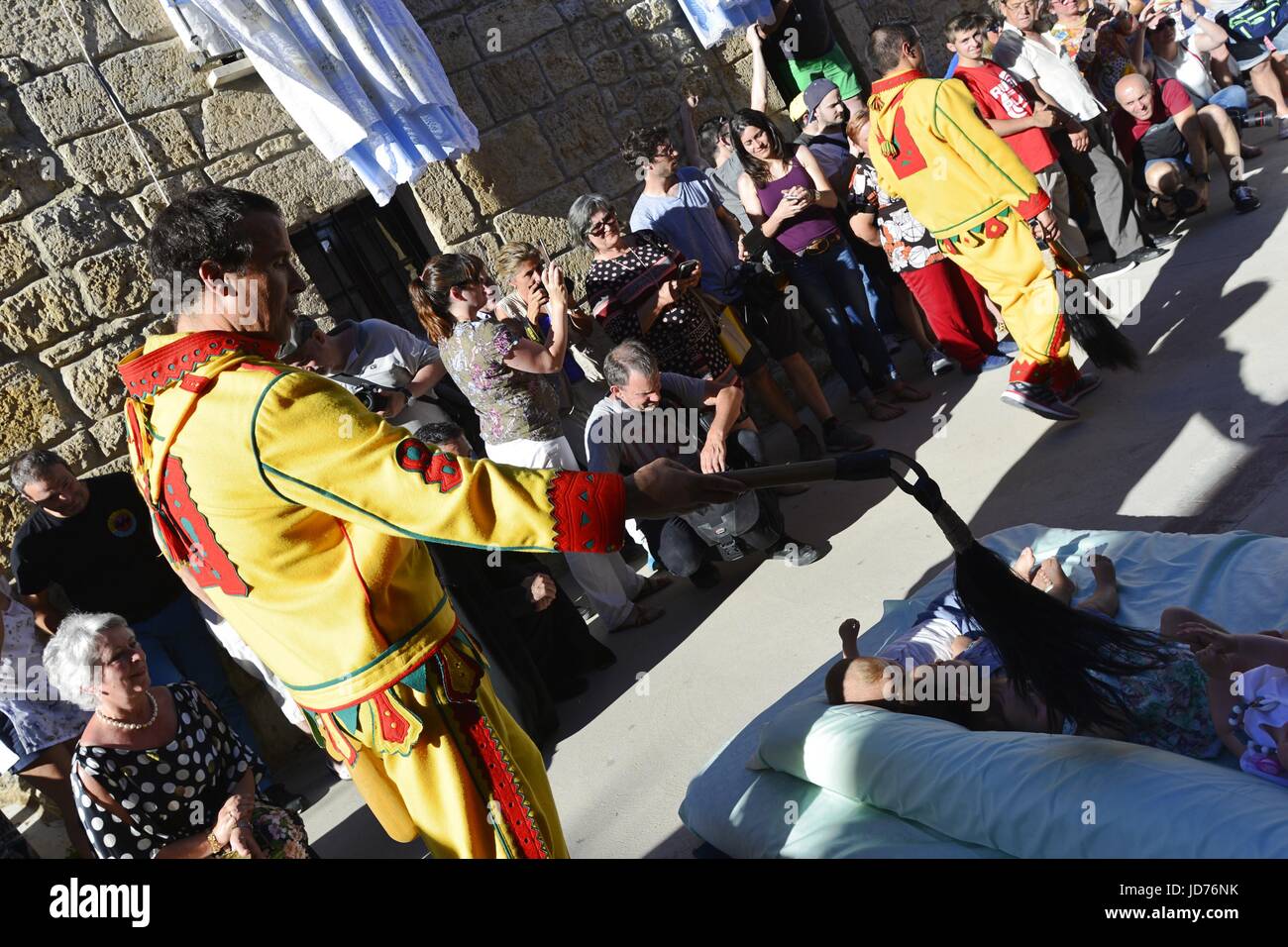 Castrillo de Murcia, Burgos, Spain. 18th June, 2017. El Colacho, also ...