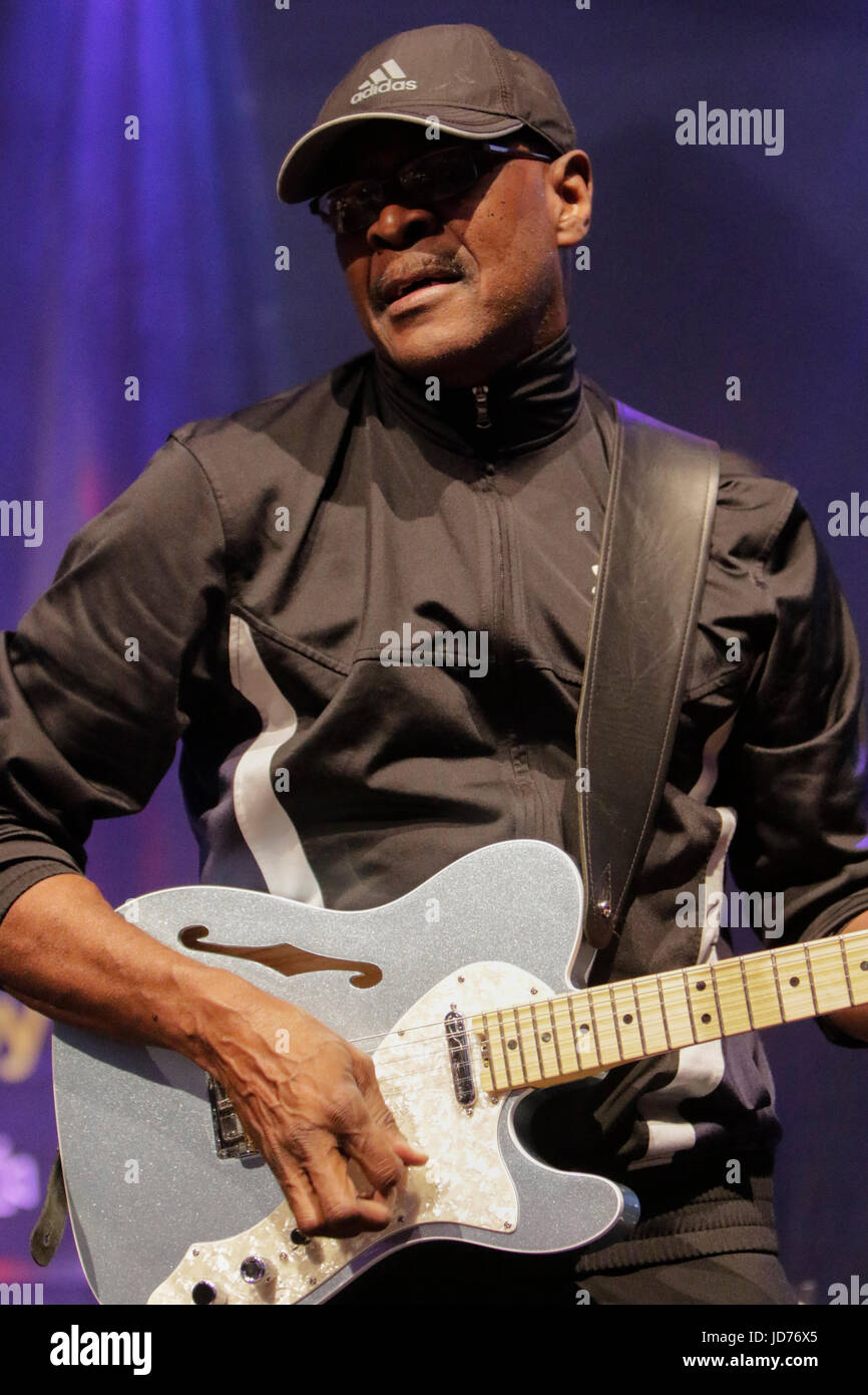 Worms, Germany. 18th June, 2017. Reggie Ward from Fred Wesley and the ...