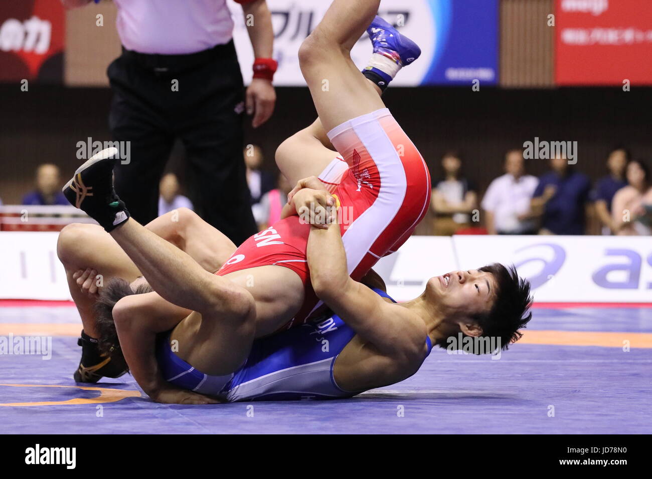 nd Yoyogi Gymnasium, Tokyo, Japan. 18th June, 2017. (L-R) Rei Higuchi, Rinya Nakamura, JUNE 18 ...
