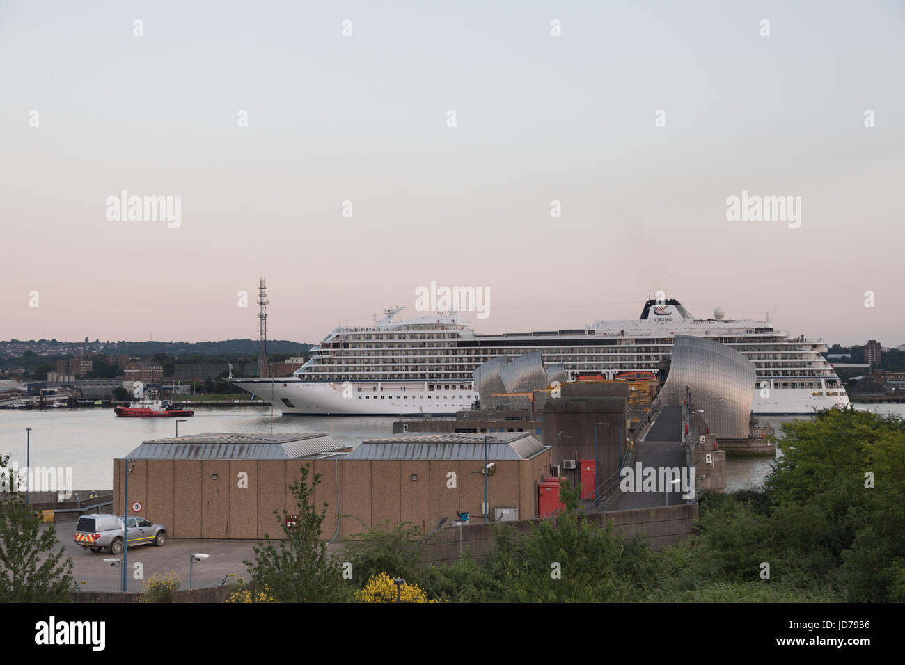 Viking thames barrier hi-res stock photography and images - Alamy