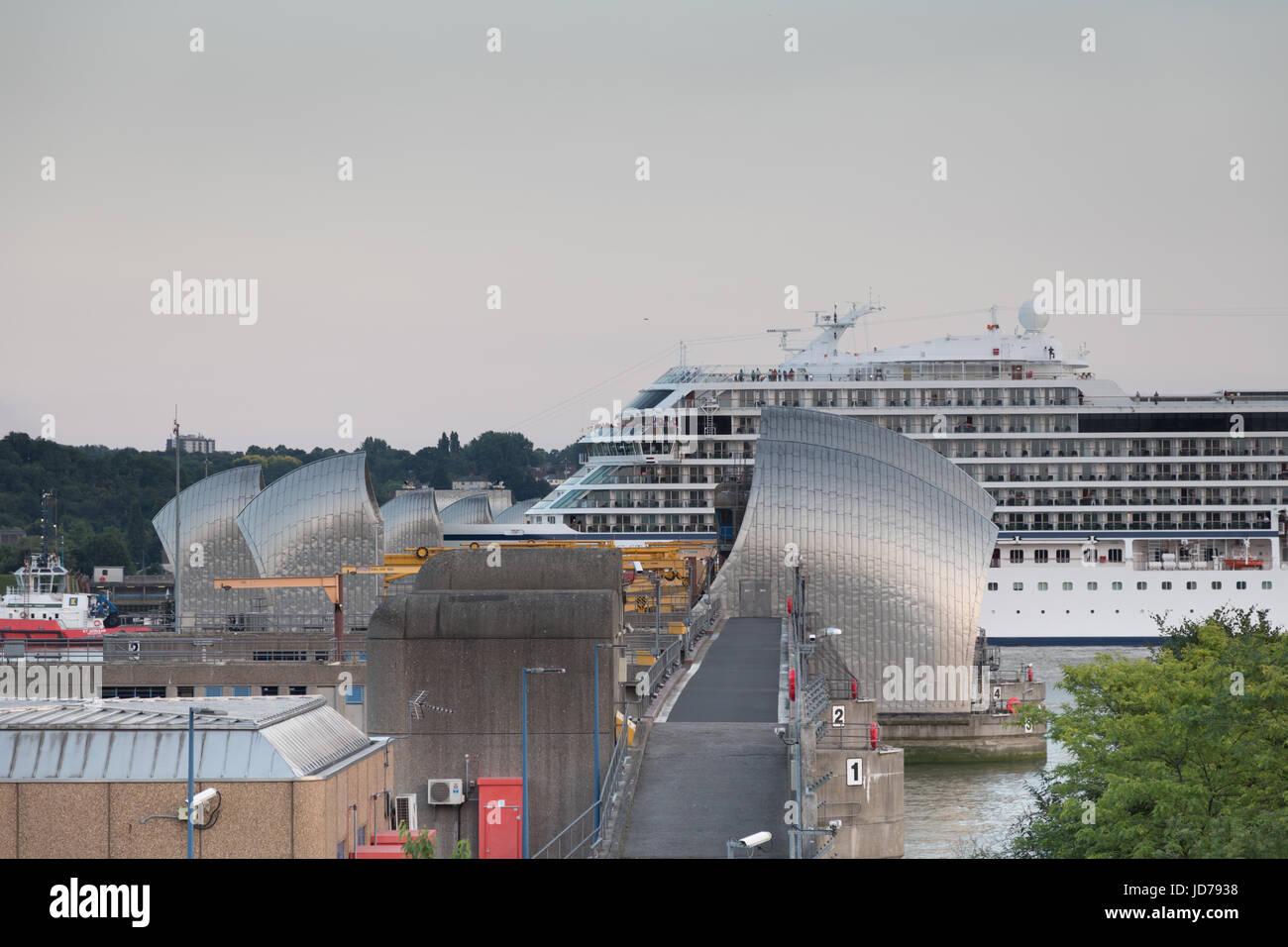Viking thames barrier hi-res stock photography and images - Alamy