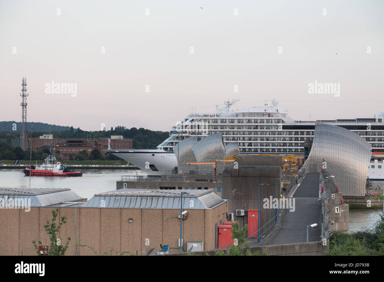 Viking thames barrier hi-res stock photography and images - Alamy