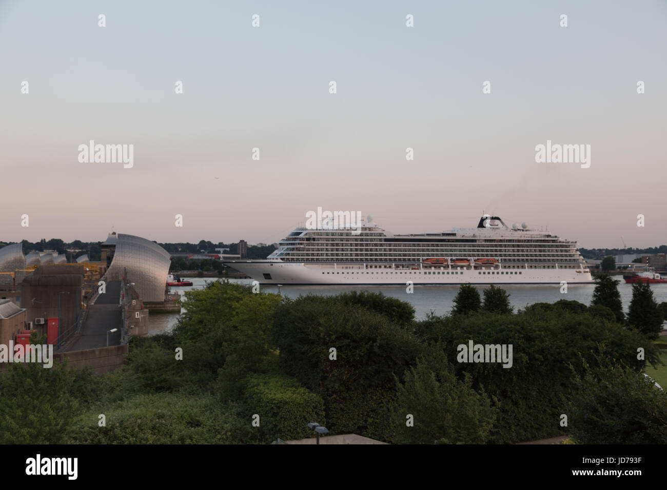 Viking thames barrier hi-res stock photography and images - Alamy
