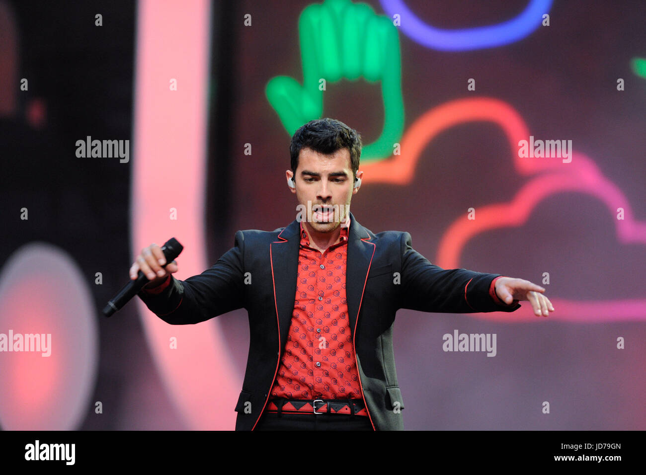 Toronto, Canada. 18th June, 2017. Joe Jonas and DNCE performing on ...