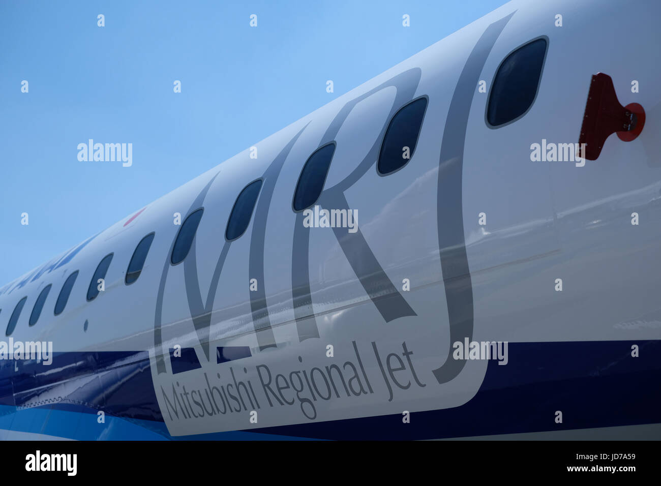 The third Flight Test Aircraft (FTA-3) of Mitsubishi Regional Jet (MRJ ...