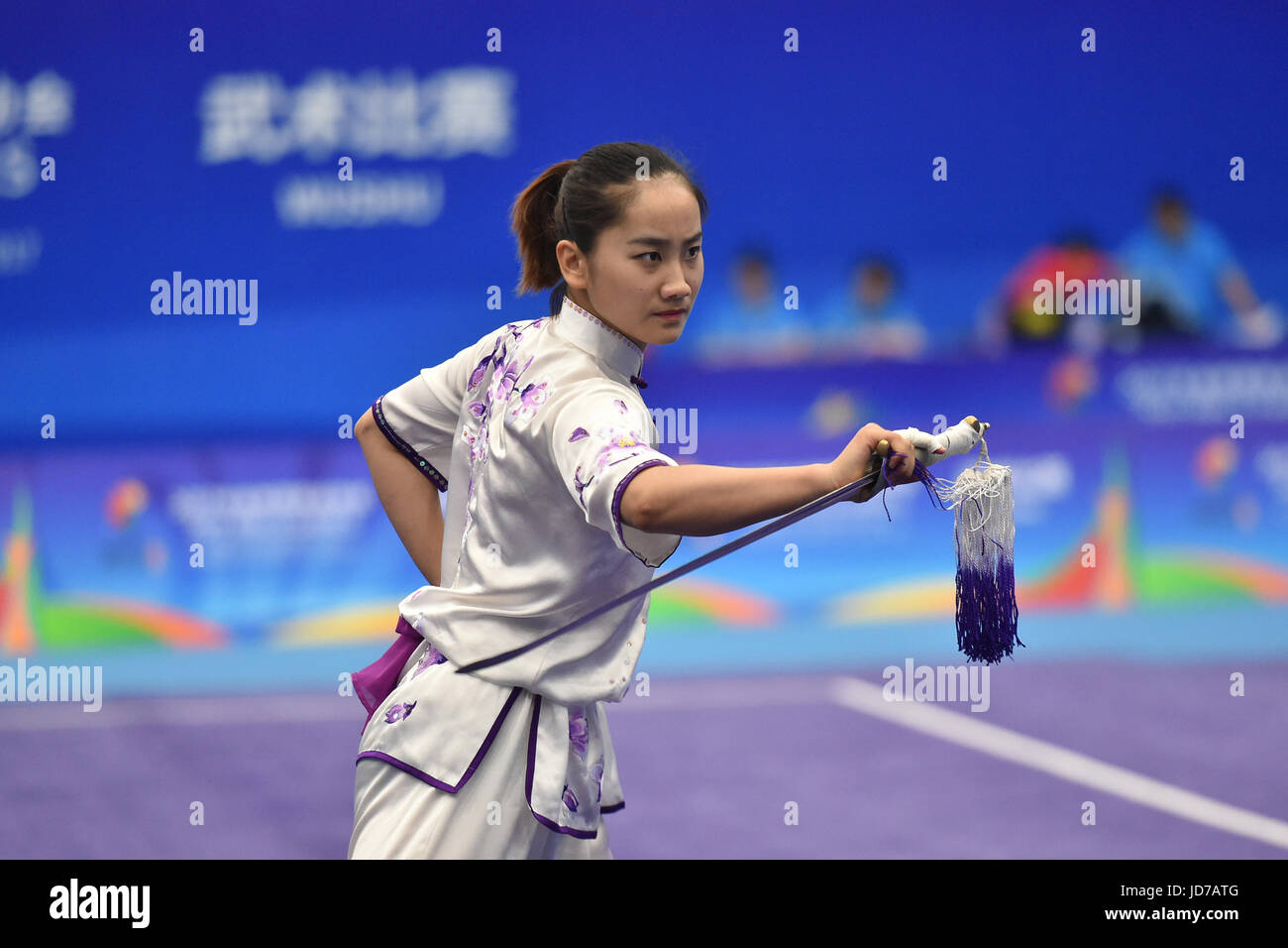 Guangzhou, China's Guangdong Province. 19th June, 2017. Gold medalist ...