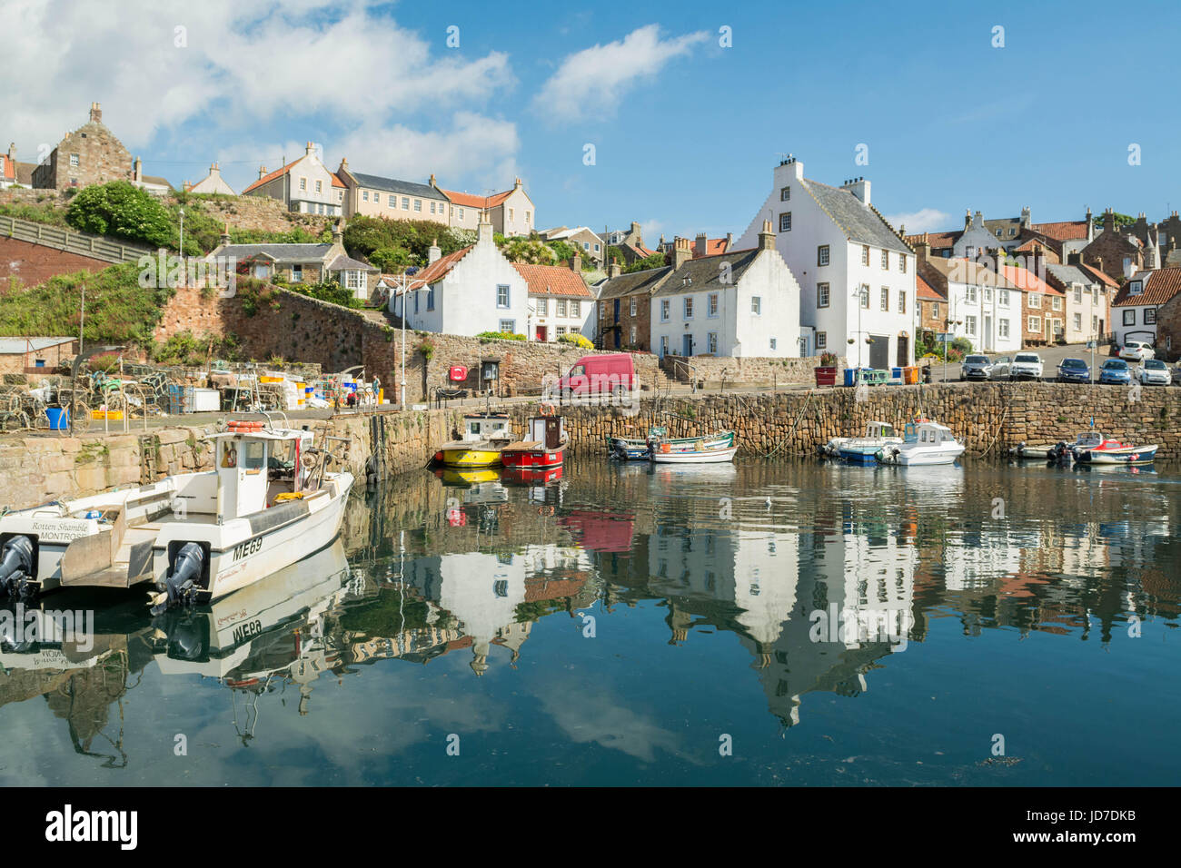 Crail, Fife, Scotland, UK - Scottish fishing village popular with ...
