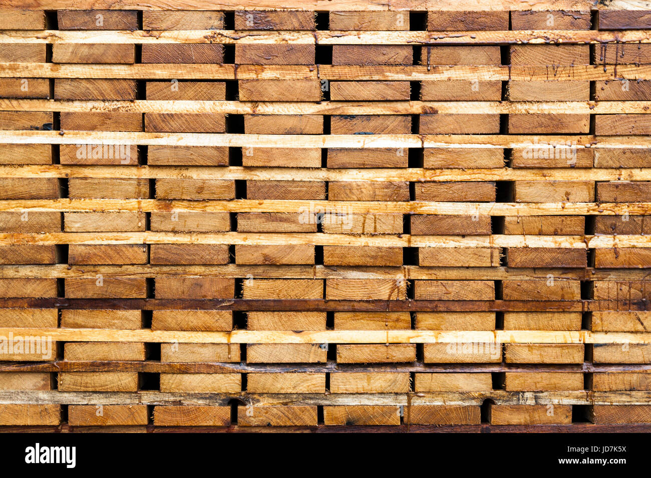 Wood timber construction material background and texture. Stack of ...