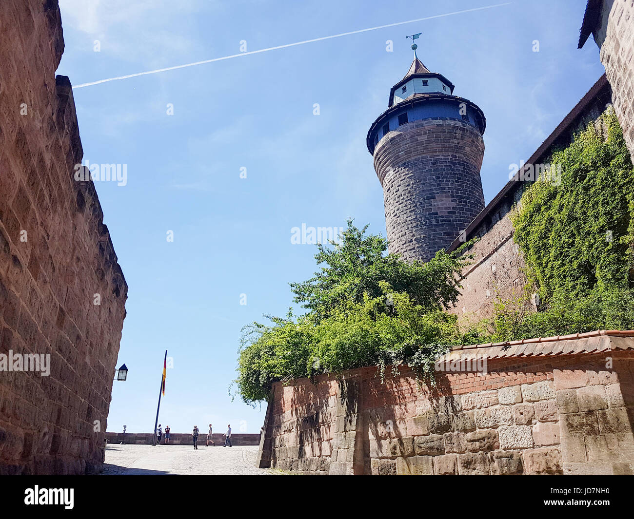 Nuremberg fortress city centre Stock Photo - Alamy