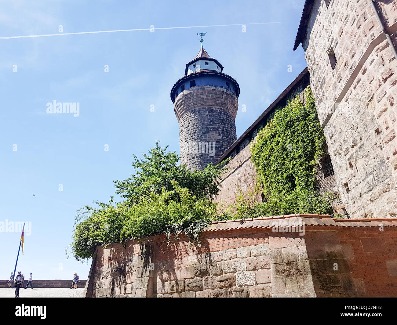 Nuremberg fortress city centre Stock Photo - Alamy