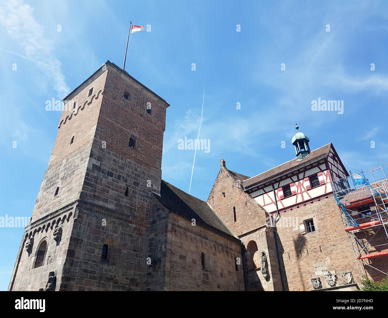 Nuremberg fortress city centre Stock Photo - Alamy
