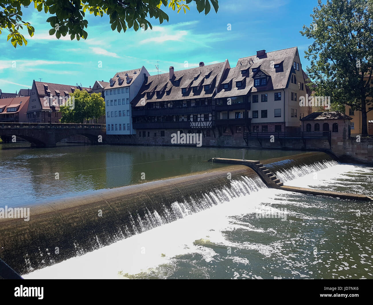 walk at ancient german city Stock Photo - Alamy