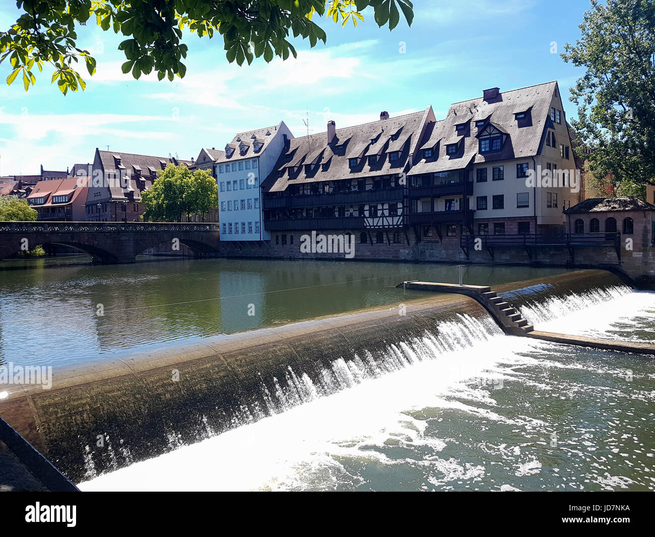 walk at ancient german city Stock Photo - Alamy