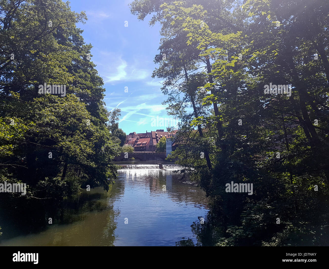 walk at ancient german city Stock Photo - Alamy