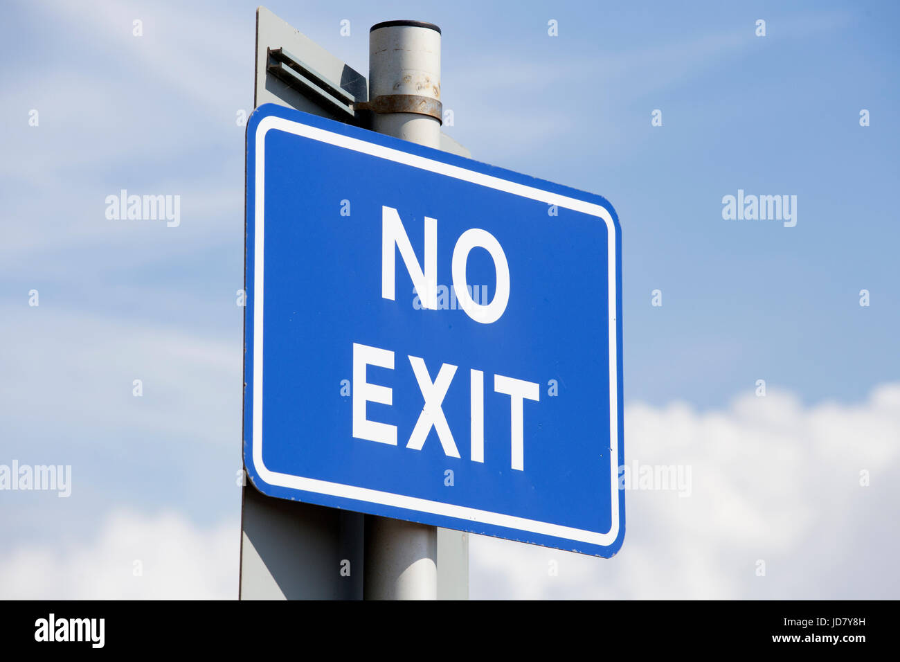No Exit road sign, England, UK Stock Photo - Alamy