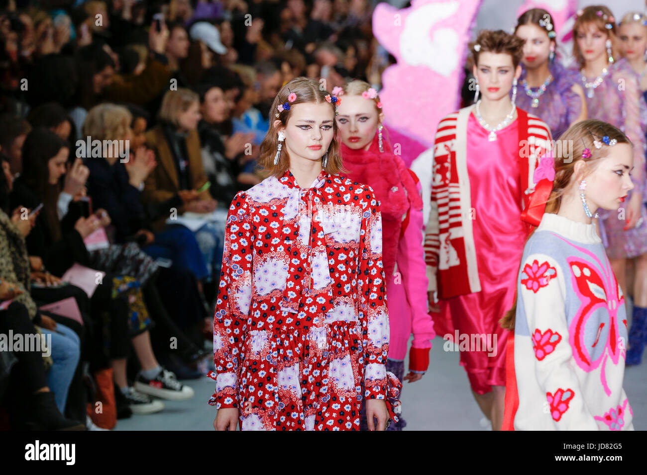 Fashion catwalk at London Fashion Week Autumn Spring 2017 presented by ...