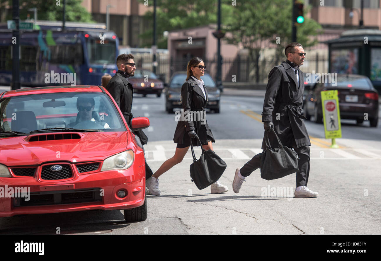 Eiza gonzalez in baby driver hi-res stock photography and images - Alamy