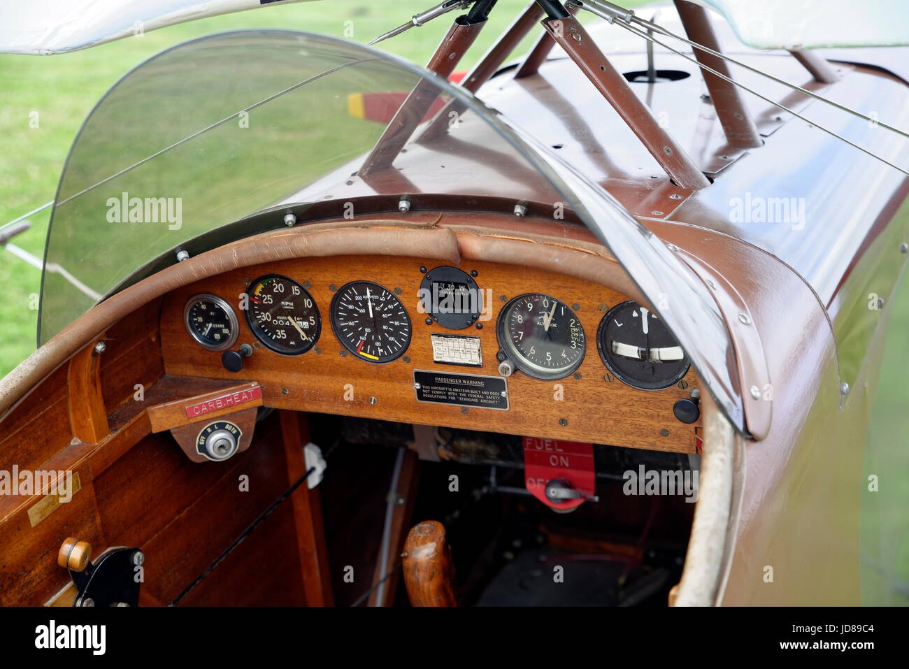 Amateur Kit Built Open Cockpit Airplane Stock Photo - Alamy