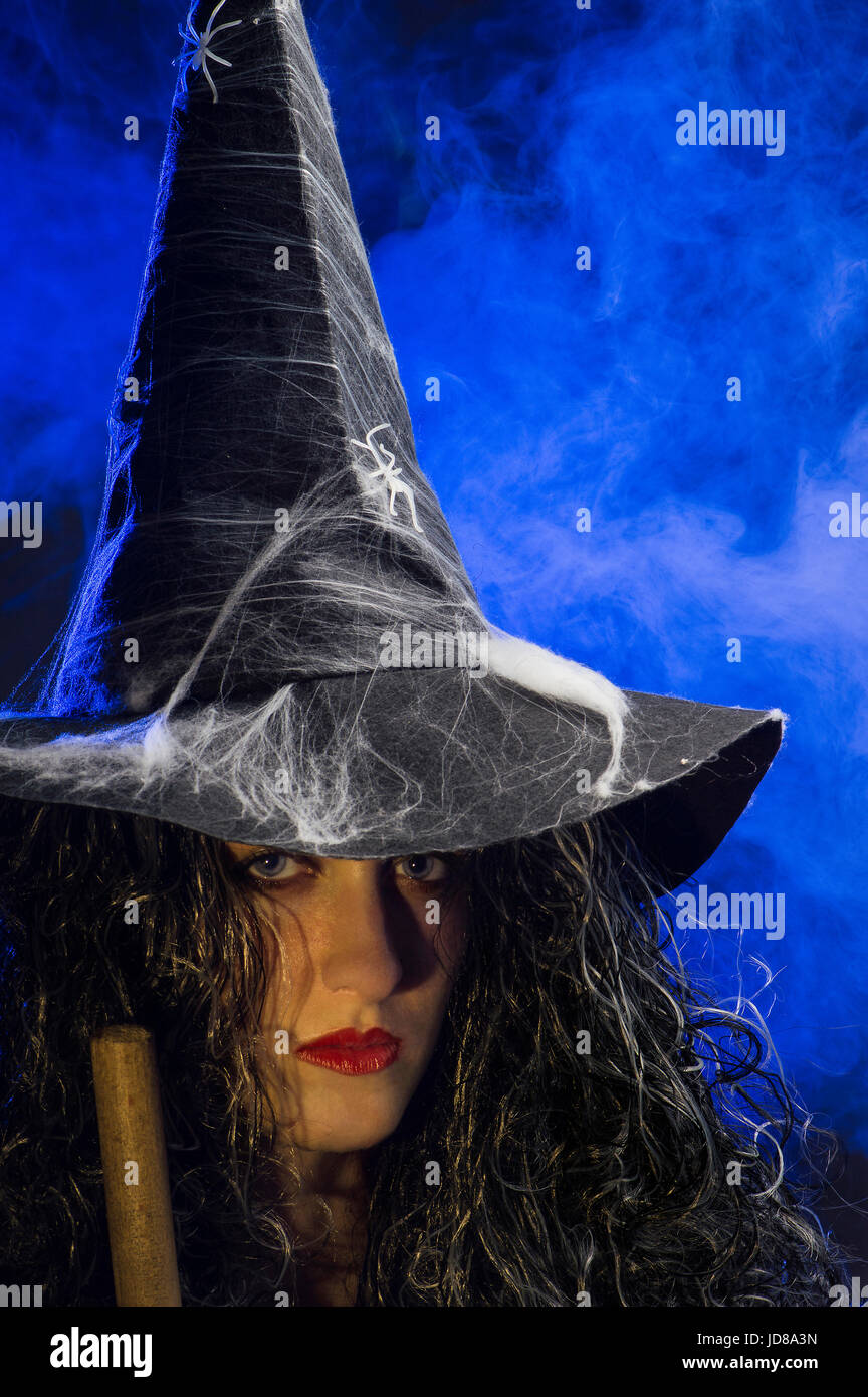 Portrait of a witch Stock Photo - Alamy
