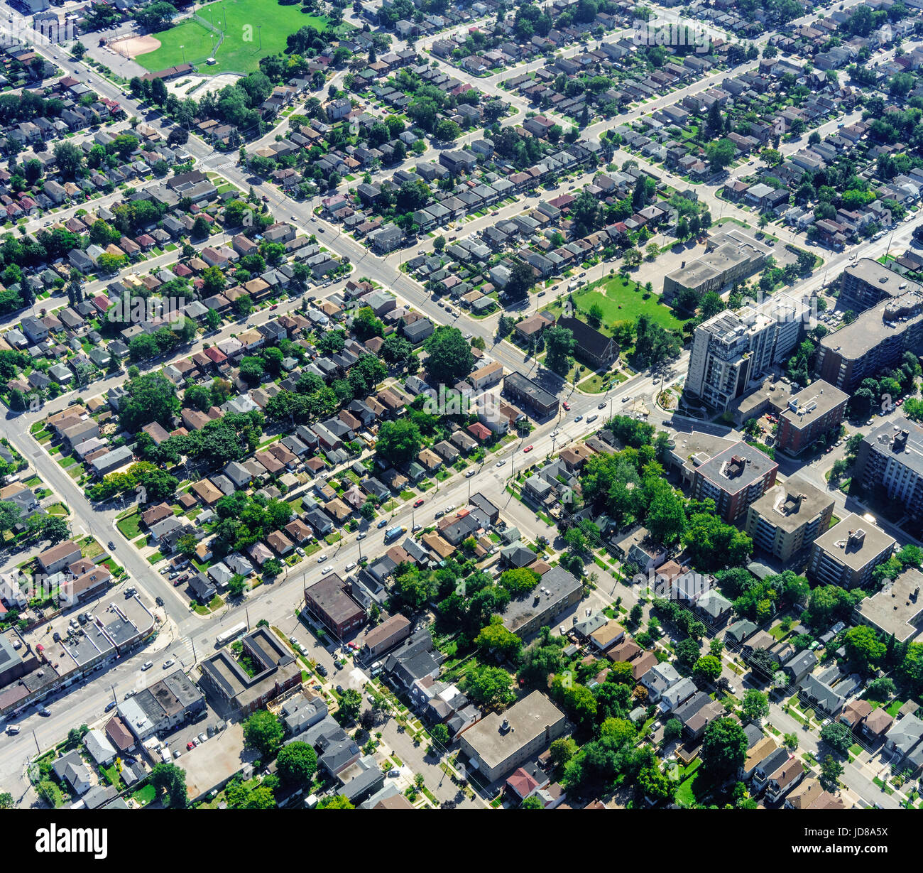 Aerial picture houses hi-res stock photography and images - Alamy