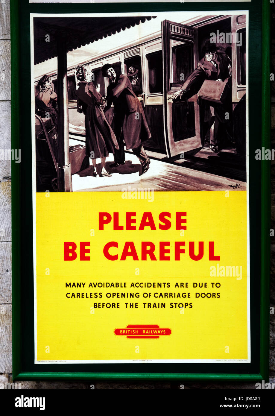British railway safety hi-res stock photography and images - Alamy