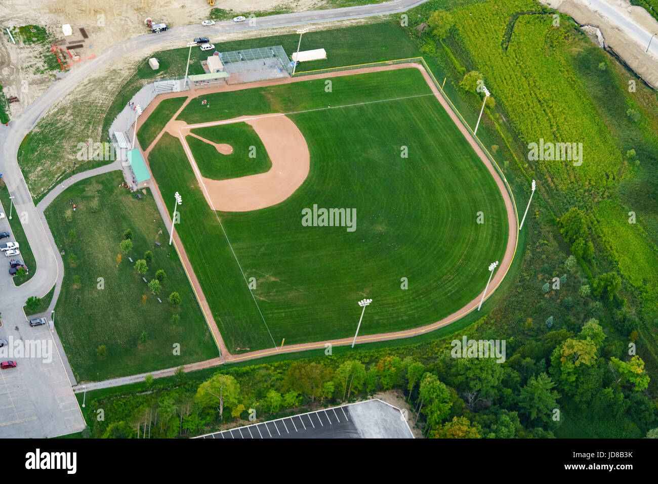 Baseball field aerial view hi-res stock photography and images - Alamy