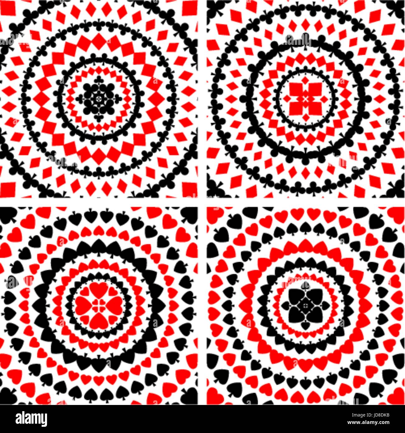 card symbol pattern Stock Vector Image & Art - Alamy