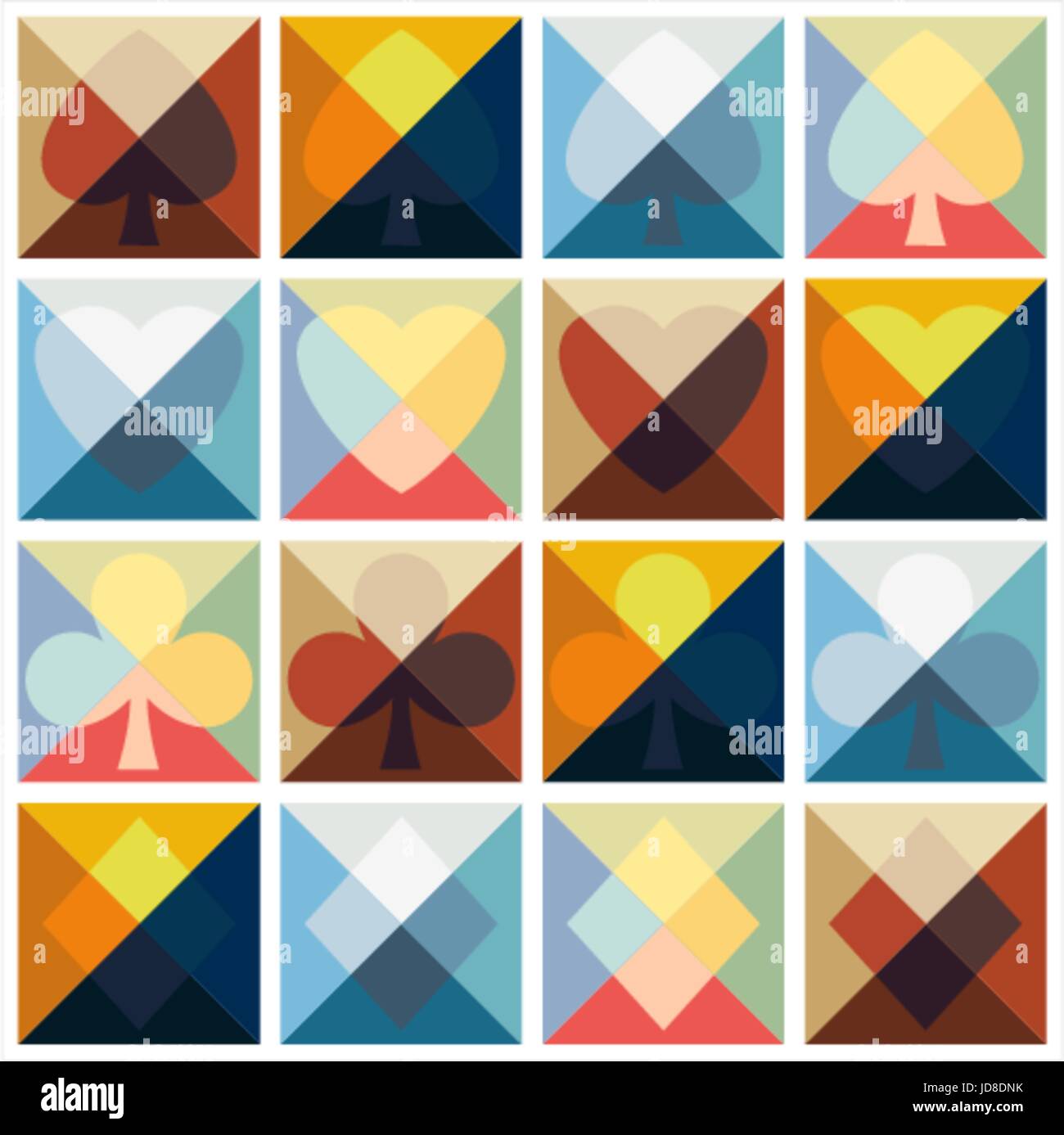 card symbol pattern Stock Vector Image & Art - Alamy